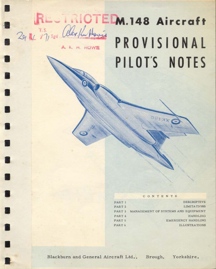 BLACKBURN BUCCANEER - Flight Manuals