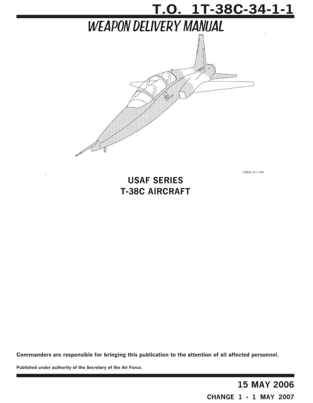 NORTHROP T-38 TALON - Flight Manuals