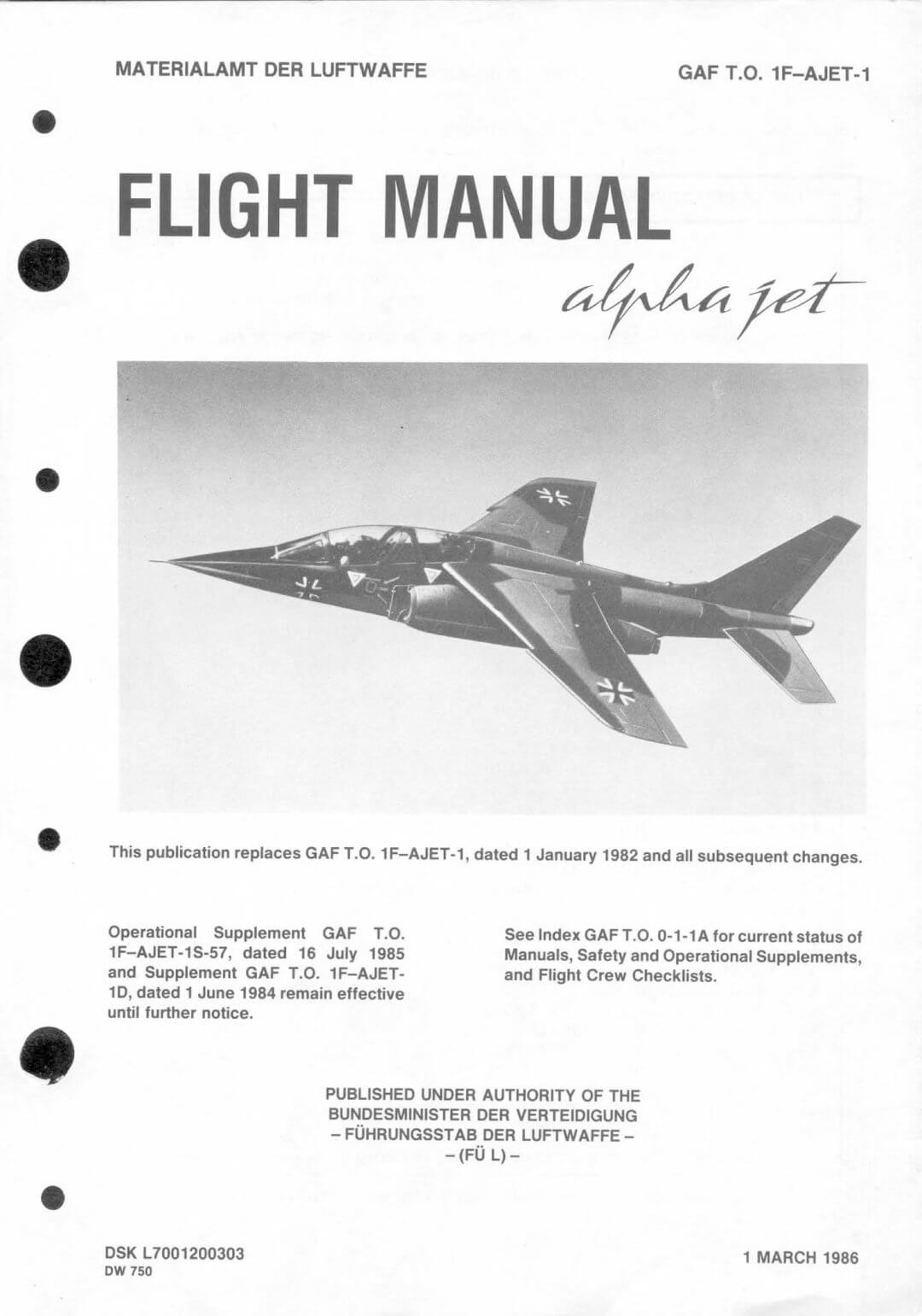 ALPHA JET - Flight Manuals