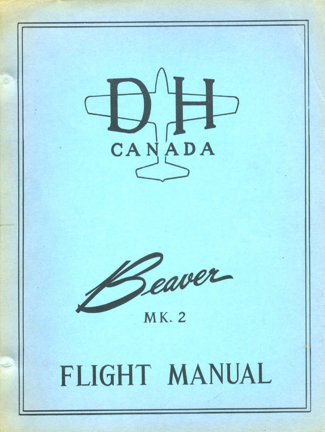 De HAVILLAND CANADA DHC-2 BEAVER - Flight Manuals