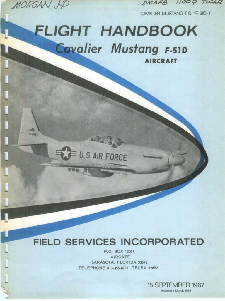 NORTH AMERICAN P-51 MUSTANG - Flight Manuals