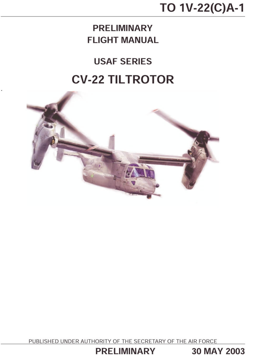 BELL-BOEING V-22 OSPREY - Flight Manuals