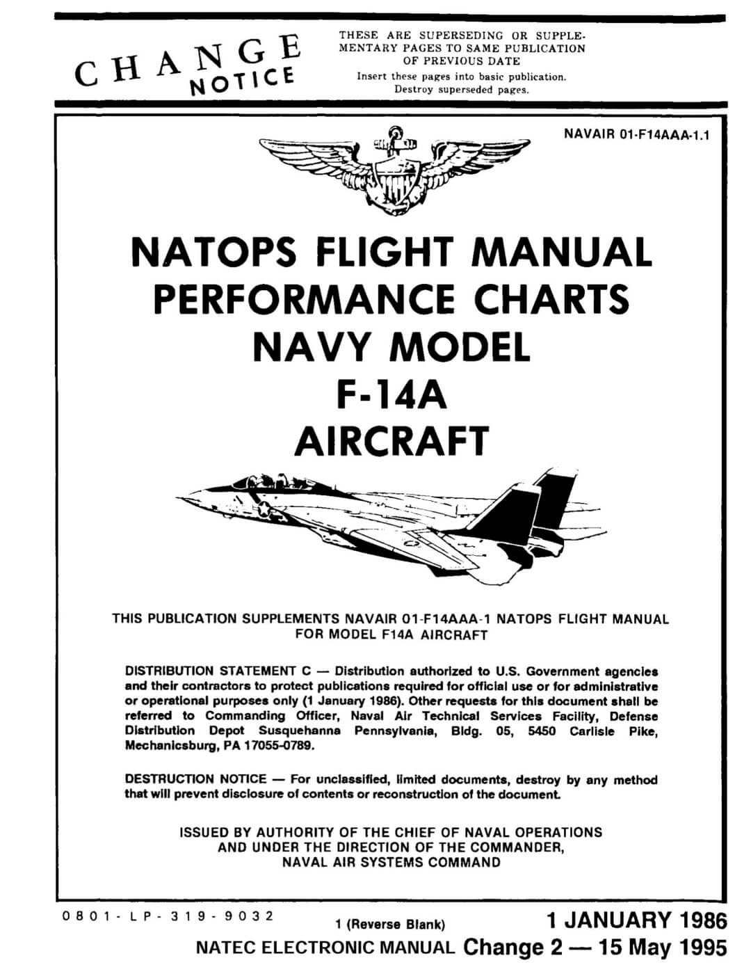 GRUMMAN F-14 TOMCAT - Flight Manuals