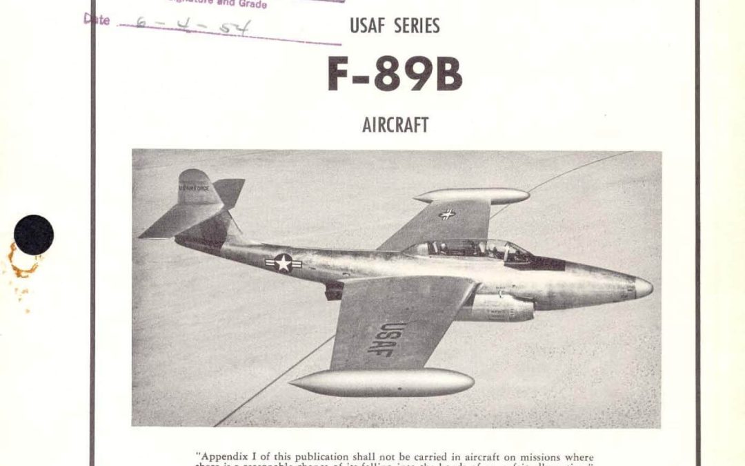 F-89B-cover - Flight Manuals
