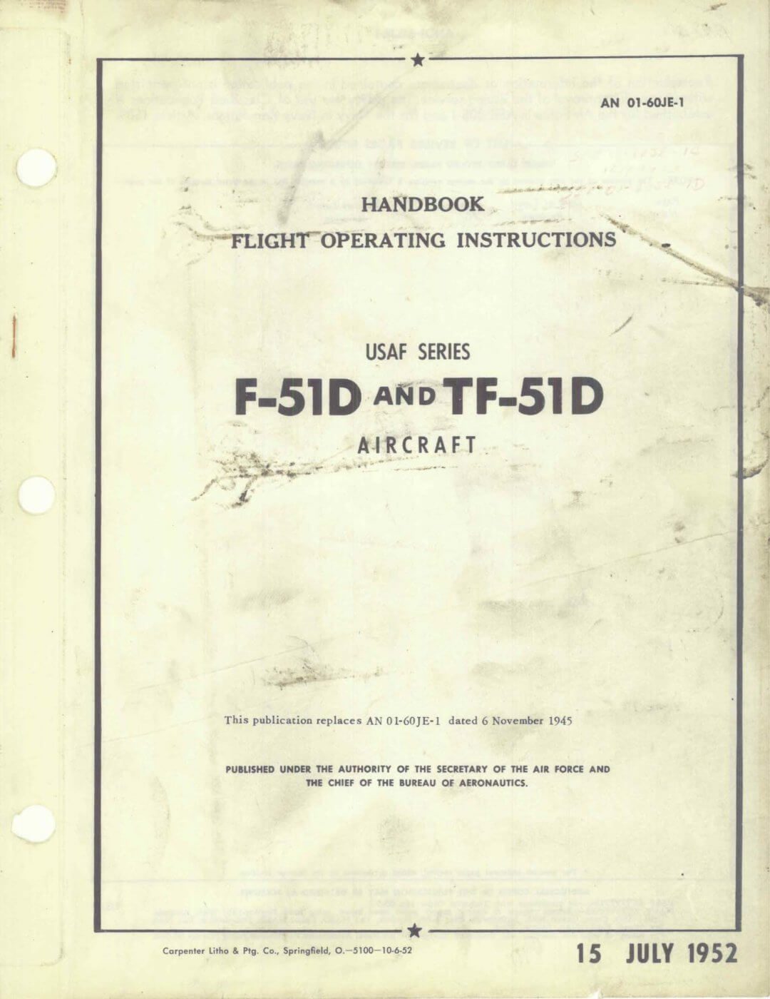NORTH AMERICAN P-51 MUSTANG - Flight Manuals