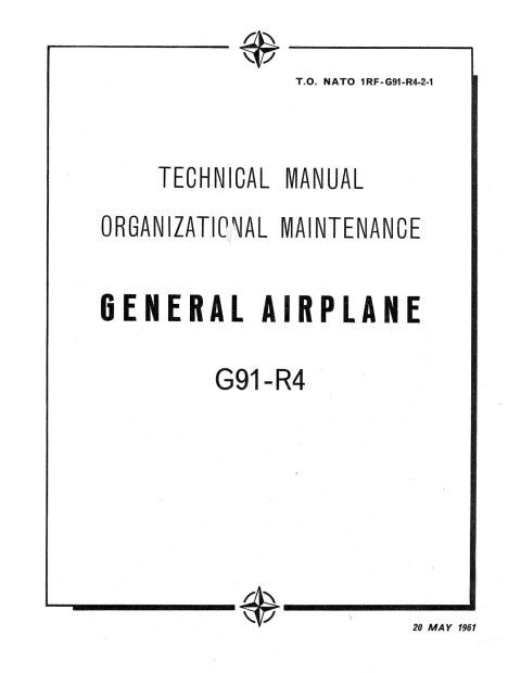 FIAT G91 - Flight Manuals