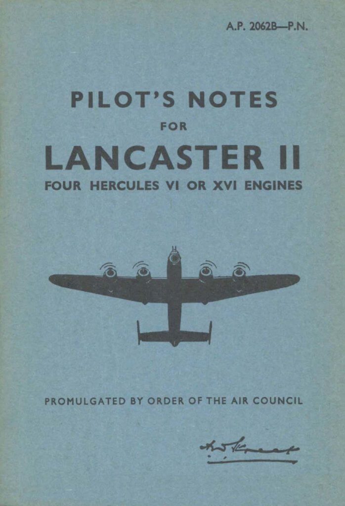 AVRO 683 LANCASTER - Flight Manuals
