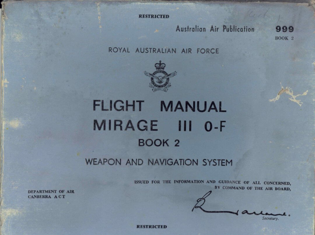 DASSAULT MIRAGE III & V - Flight Manuals