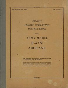 REPUBLIC P-47 THUNDERBOLT - Flight Manuals