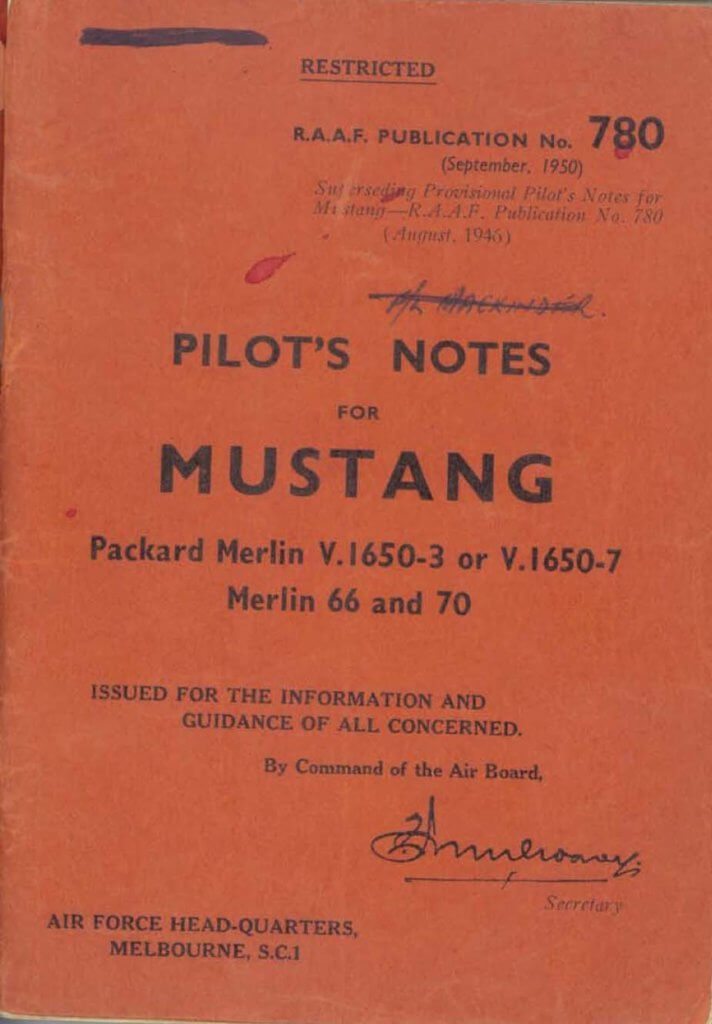 NORTH AMERICAN P-51 MUSTANG - Flight Manuals