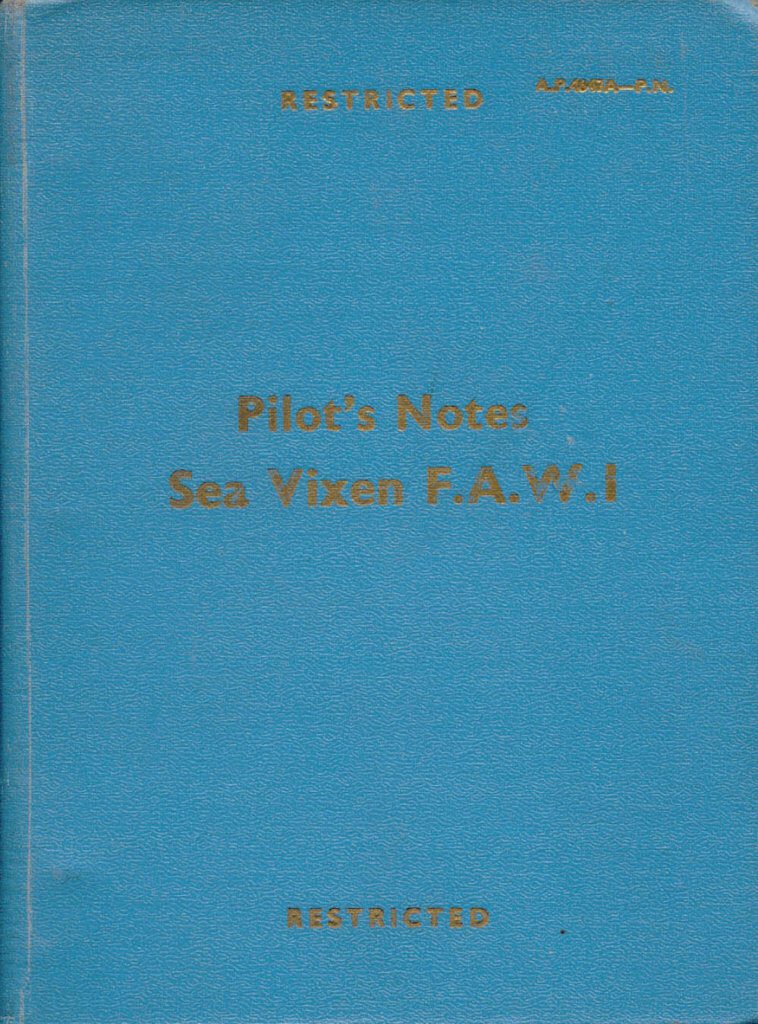 De HAVILLAND DH110 SEA VIXEN - Flight Manuals