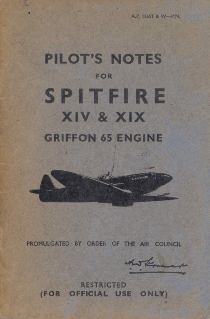 SUPERMARINE SPITFIRE - Flight Manuals