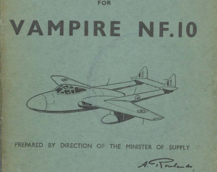VampireNF10-cover - Flight Manuals