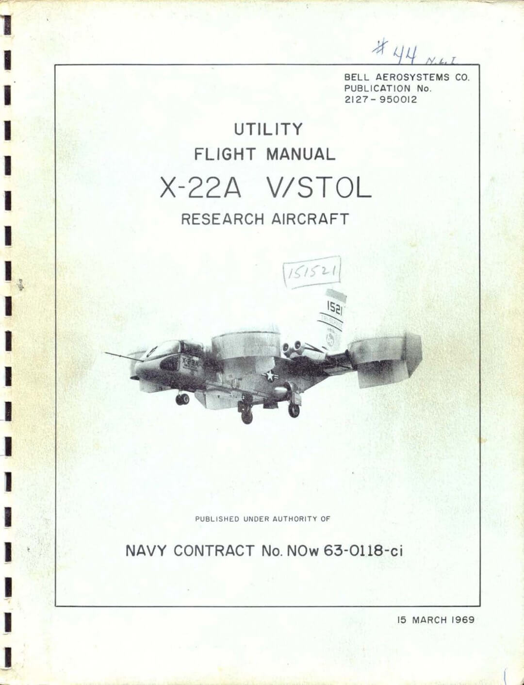 LTV XC-142A - Flight Manuals