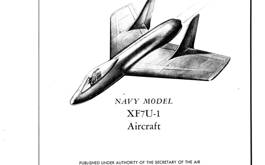 XF7U-1 Pilot's Handbook-cover - Flight Manuals