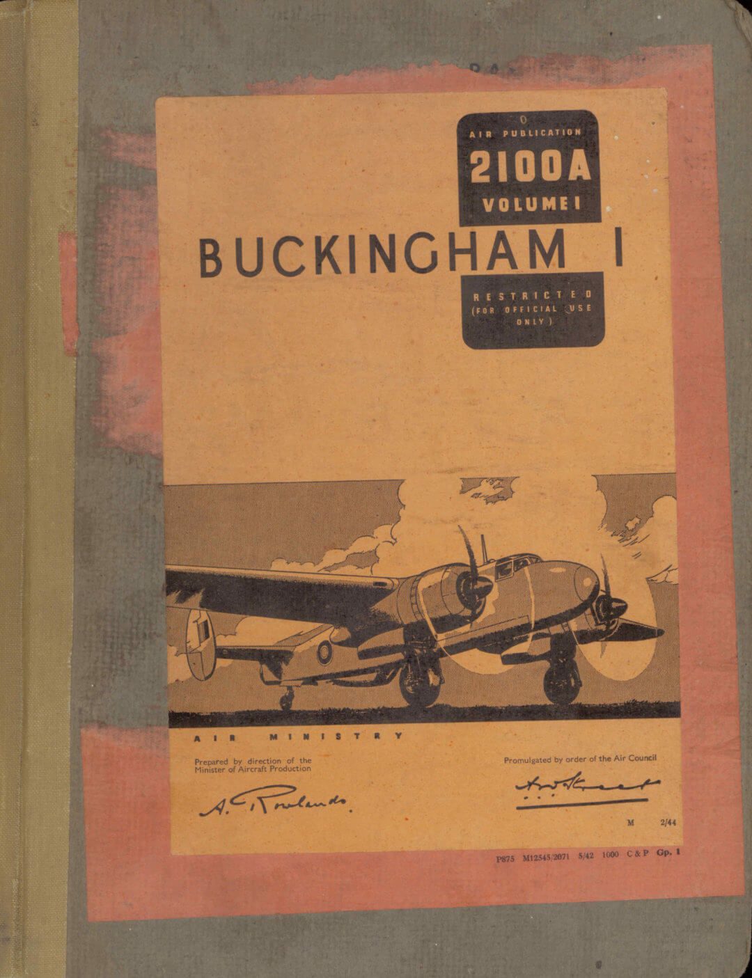 BRISTOL 163 BUCKINGHAM - Flight Manuals
