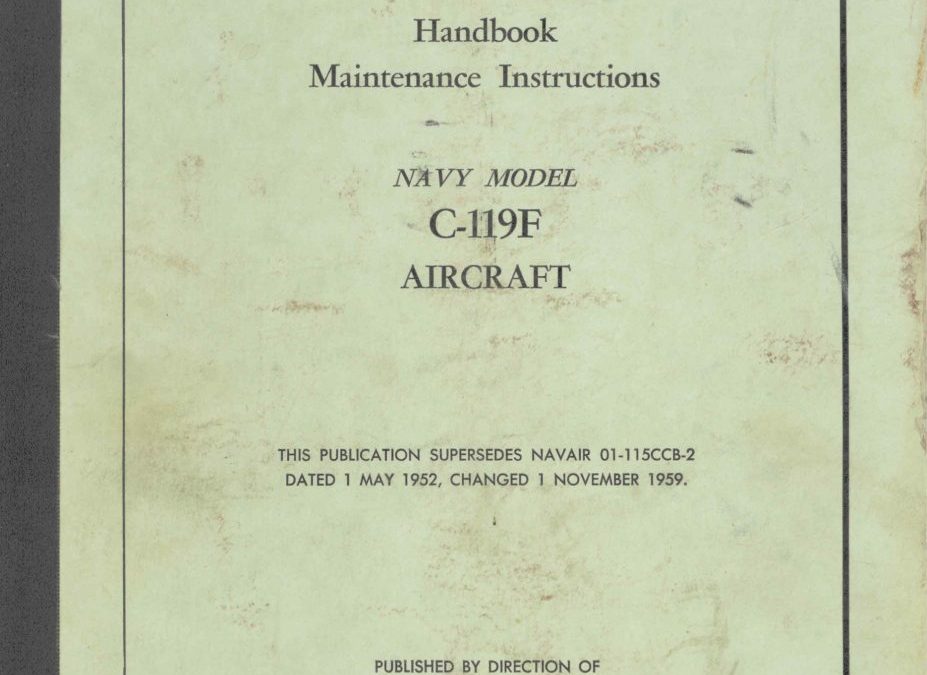 C-119F-USN-Maint-cover - Flight Manuals