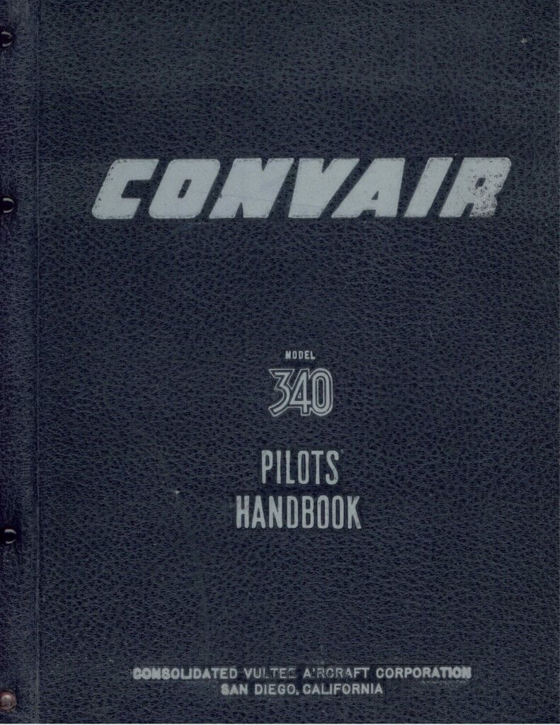 CONVAIR 240 340 440 540 580 - Flight Manuals