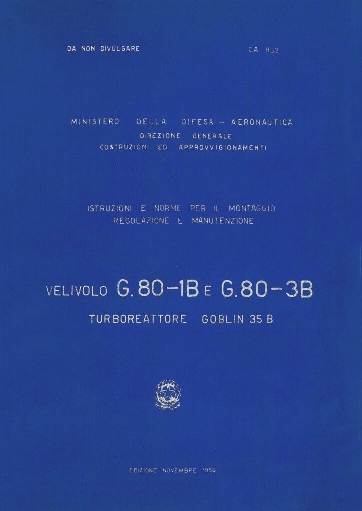 FIAT G80 - Flight Manuals