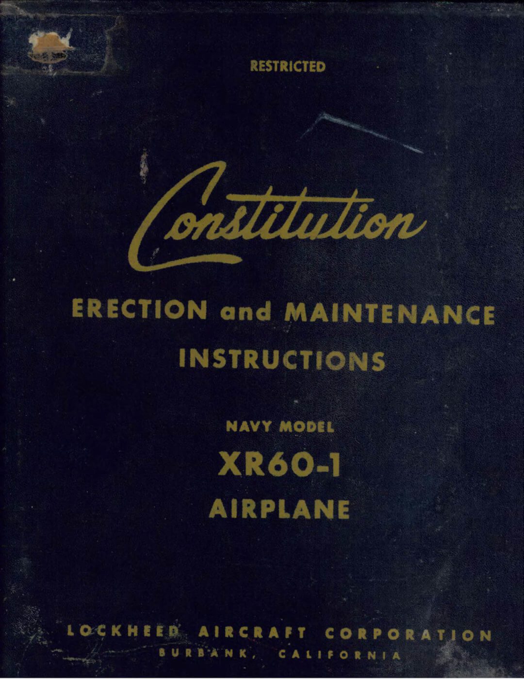 LOCKHEED R6O-1 CONSTITUTION - Flight Manuals