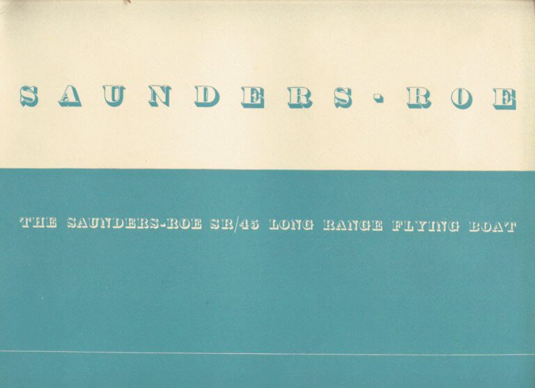 SARO SR/45 PRINCESS - Flight Manuals