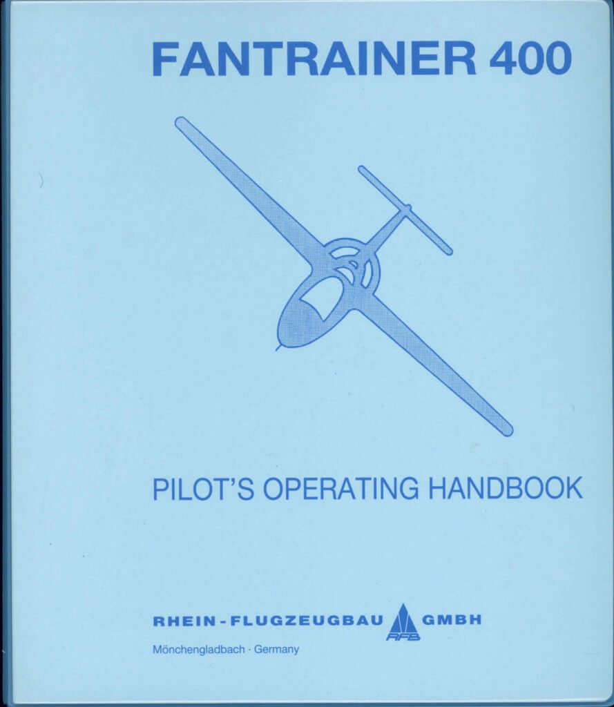 RFB FANTRAINER - Flight Manuals
